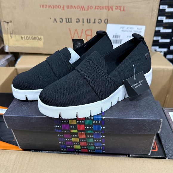 bernie mev. | Shoes | Bernie Mev Fx Larini Black Slip On Shoes Us 555 ...